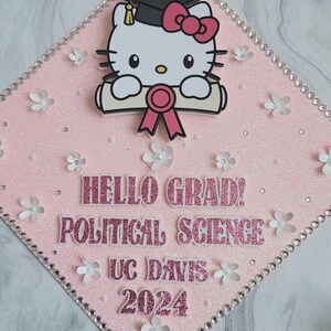 Hello Graduation Cap, Graduation Cap, Class of 2025, Custom Grad Cap ...