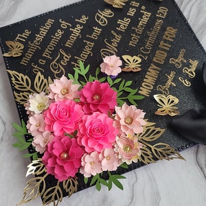 Graduation Cap, Grad Cap, Graduation Decor, Class of 2024, Paper ...