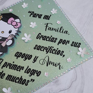 Hello Graduation Cap , Kitty Graduation Cap, Class of 2024, Cap ...