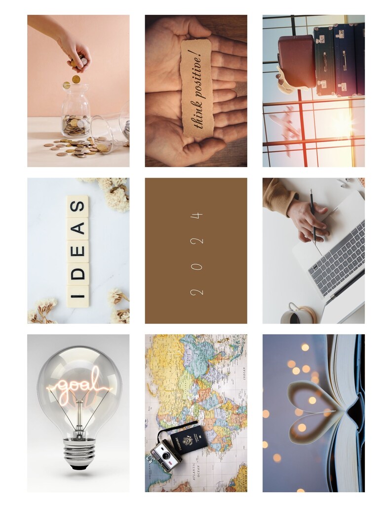 2024 Vision Board Digital Bundle - Etsy
