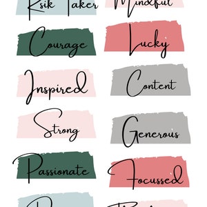 Retro Inspired Vision Board Bundle Digital Download - Etsy