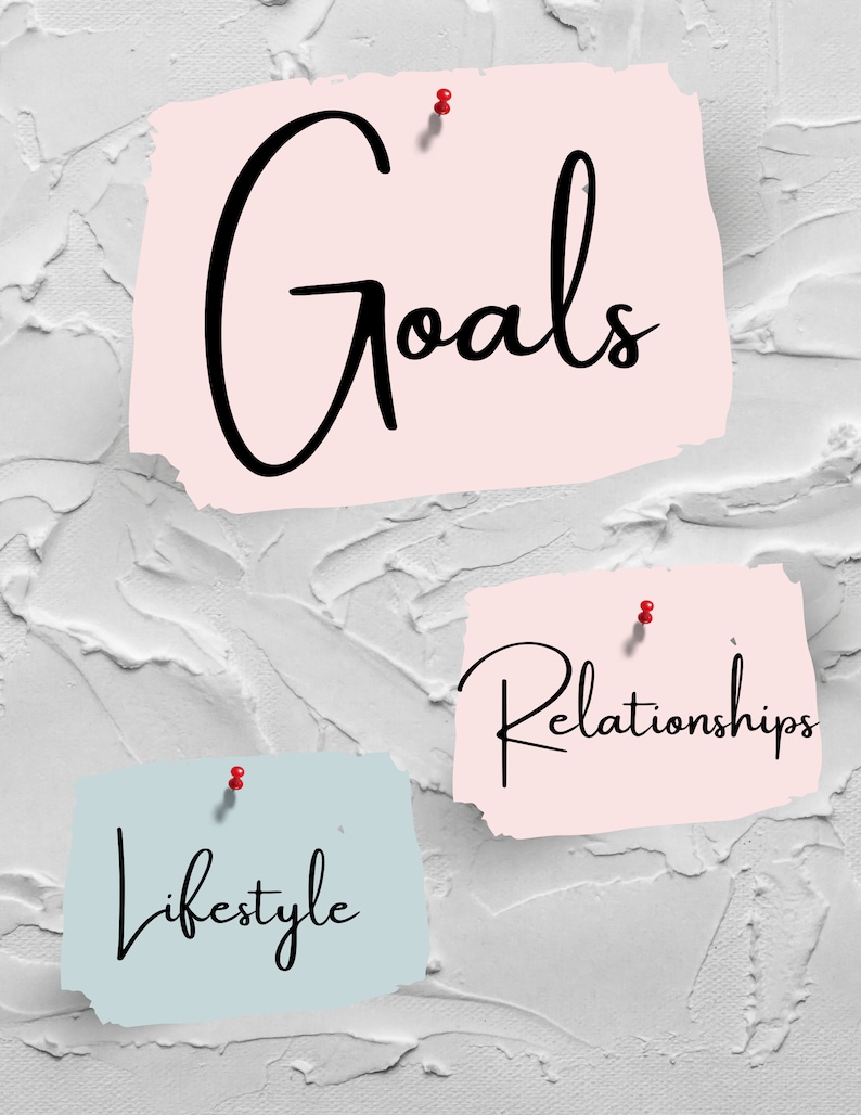 Retro Inspired Vision Board Bundle Digital Download - Etsy