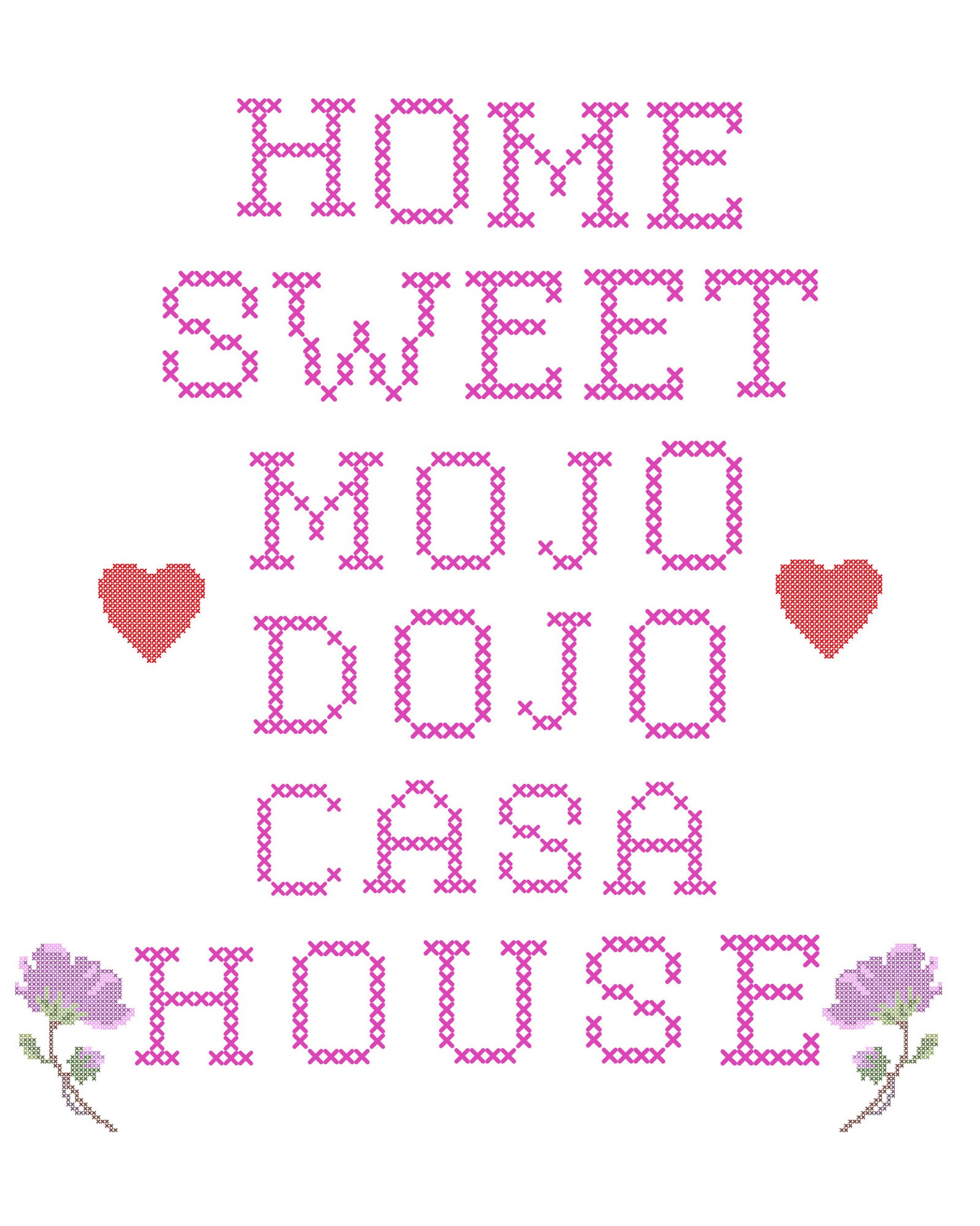 Barbie Inspired Home Sweet Mojo Dojo Casa House Print Download - Etsy
