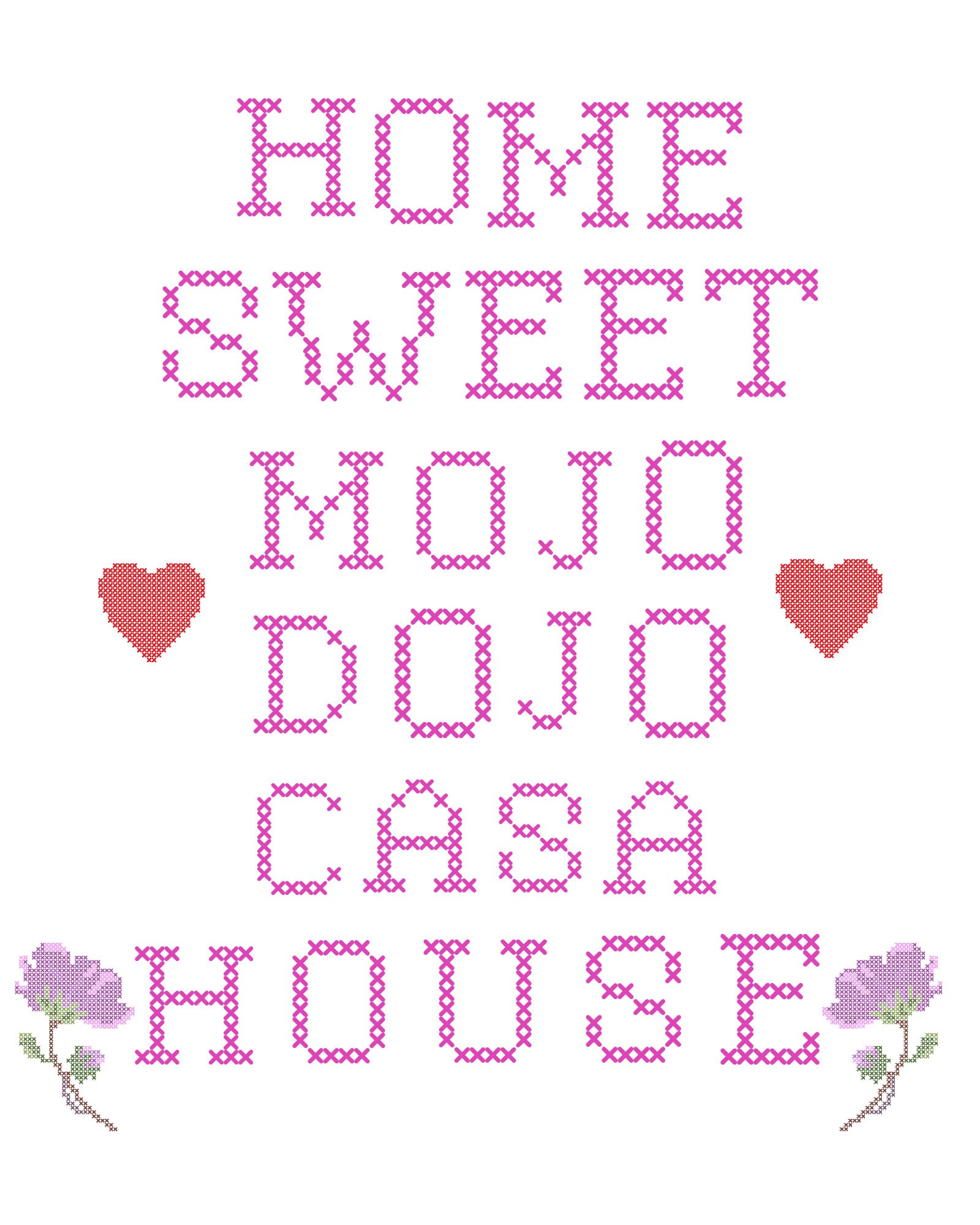 Barbie Inspired Home Sweet Mojo Dojo Casa House Print Download - Etsy