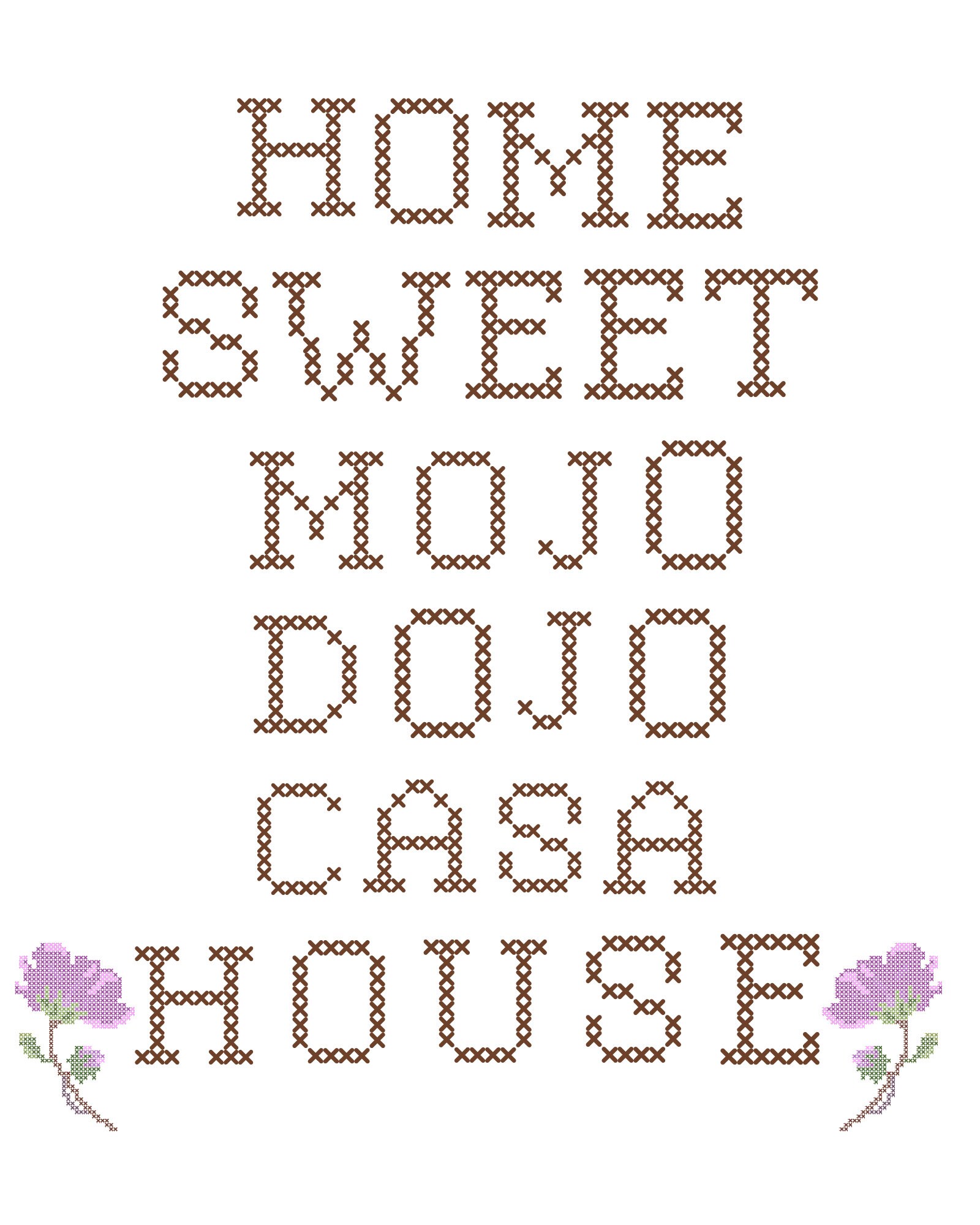 Barbie Inspired Home Sweet Mojo Dojo Casa House Print Download - Etsy