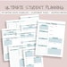 Teal Ultimate Student Planning and Notes Pages | TEAL PLANNER ...