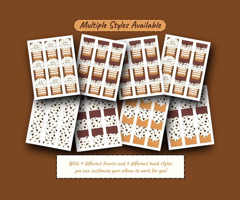 VANILLA CHOCOLATE CHIP Ice Cream Version Binder Filler | Kpop Photocard ...