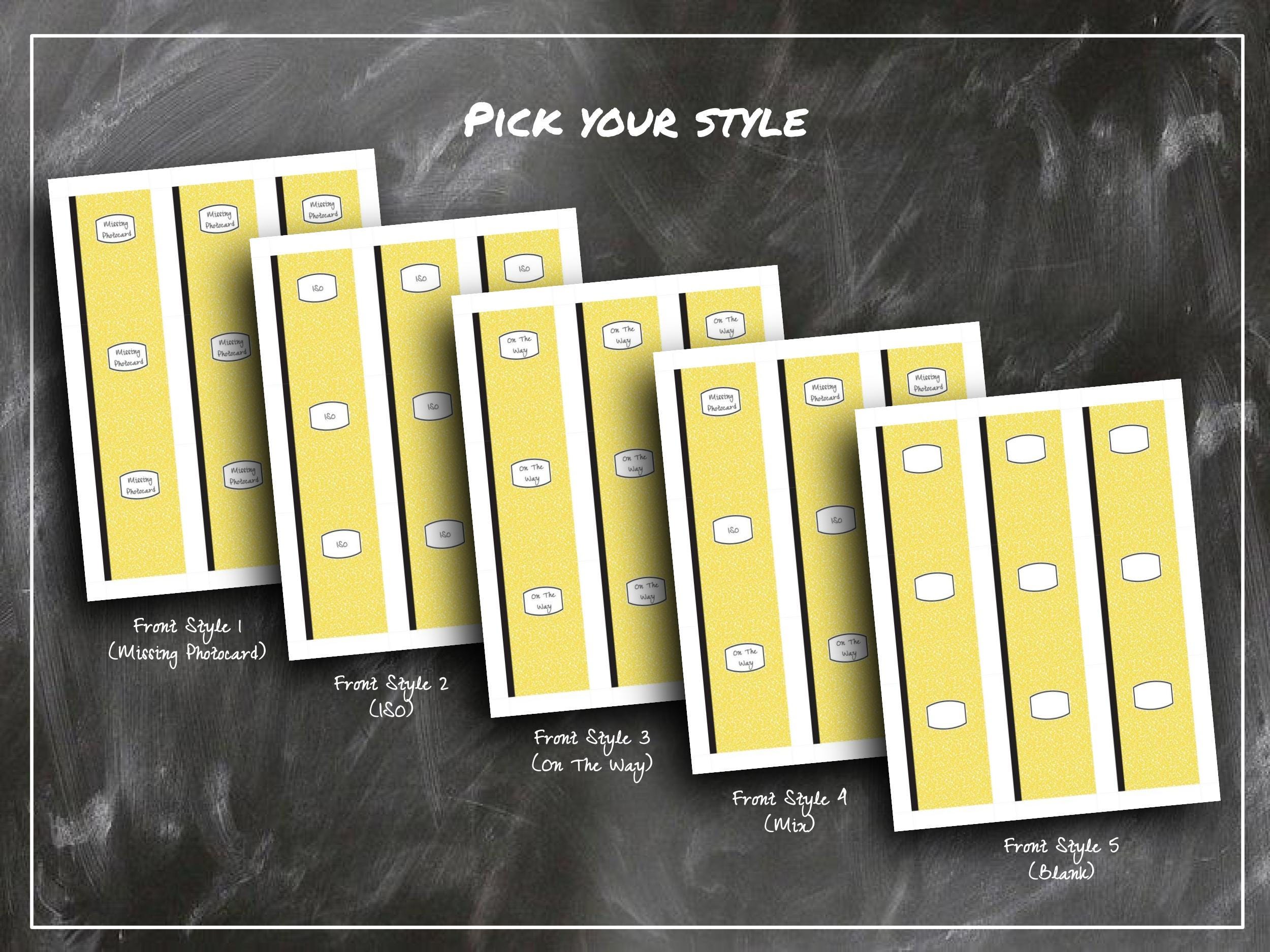 YELLOW Composition Notebook Version | Kpop Photocard Binder Filler ...