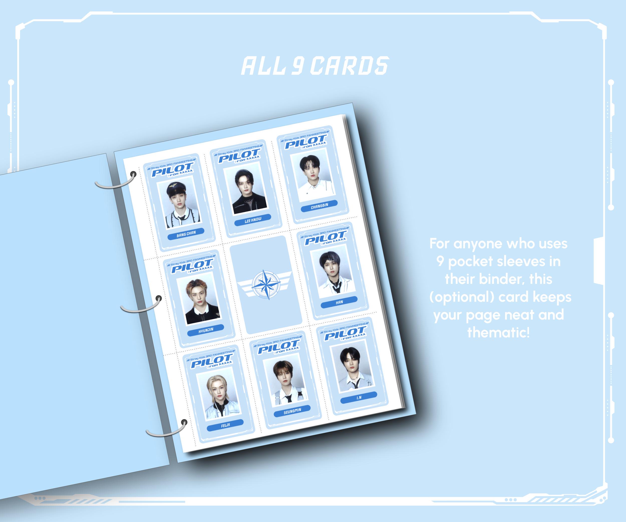 3rd Fanmeeting : Pilot | STRAY KIDS ID Photo | Kpop Photocard Binder ...