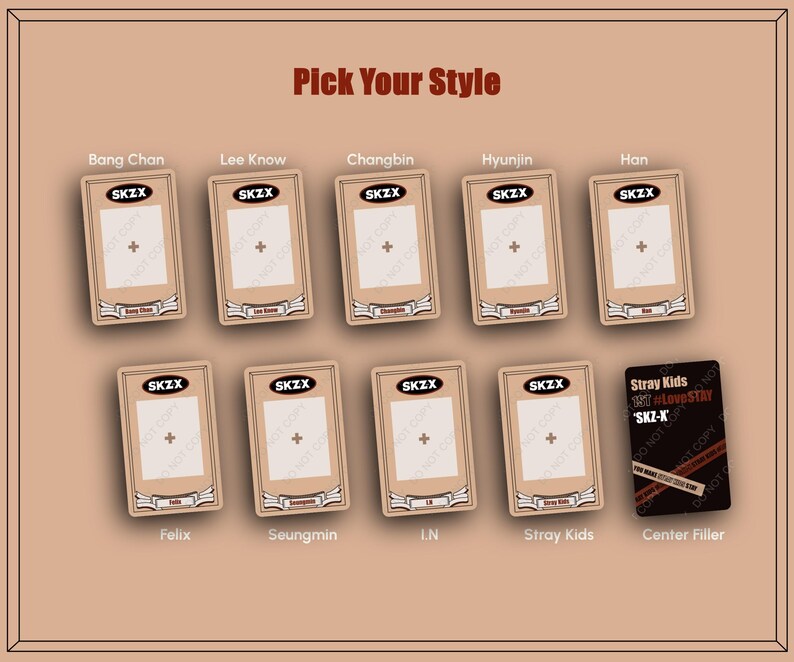 1st Fanmeeting : SKZ-X | STRAY KIDS Id Photo | Kpop Photocard Binder ...