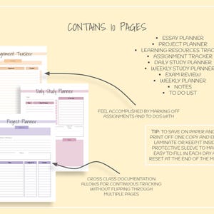 Ultimate 360 Student Planning and Notes Pages | MULTICOLOR PLANNER ...