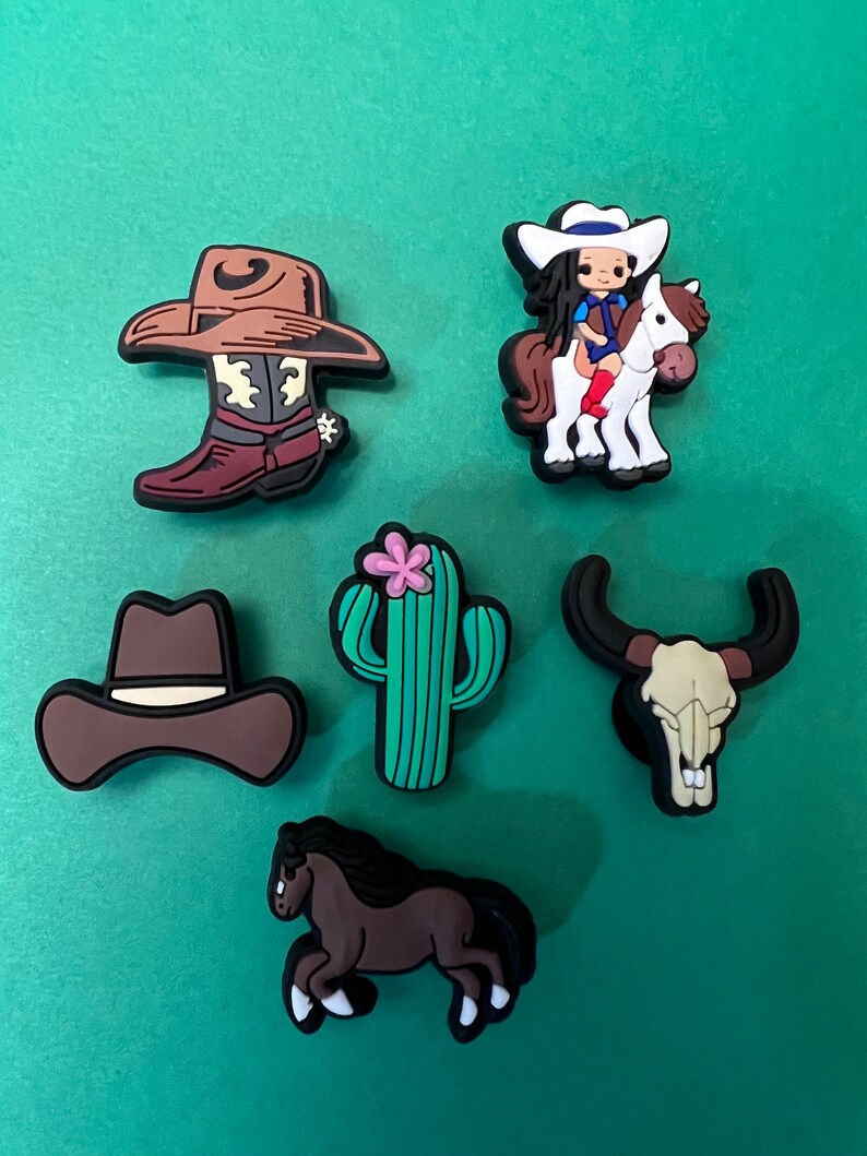 Country Western Croc Charms Boot Croc Charms Cowgirl Croc - Etsy