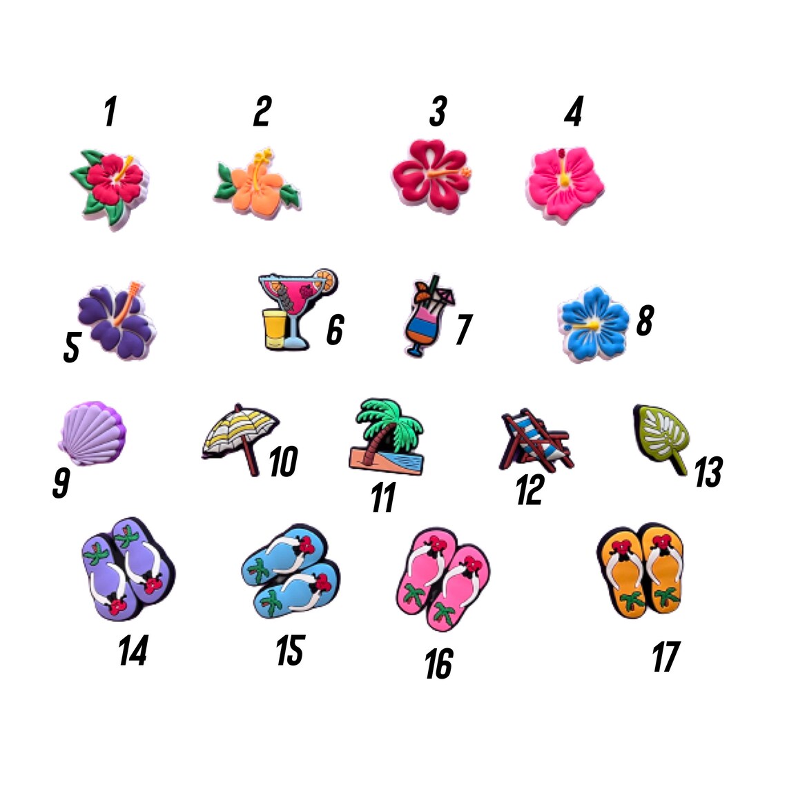 Summer Croc Charms cruise Vibes Croc Charms Beach Vibes - Etsy