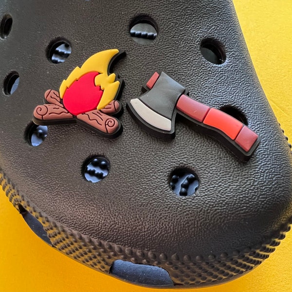 Croc on Fire Jibbitz - Etsy