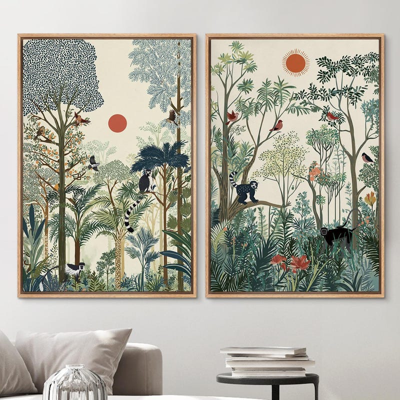 Monkey Tapestry Wall Art - Etsy