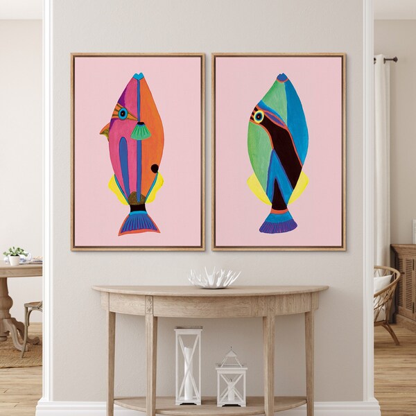Modern Fish Painting - Etsy