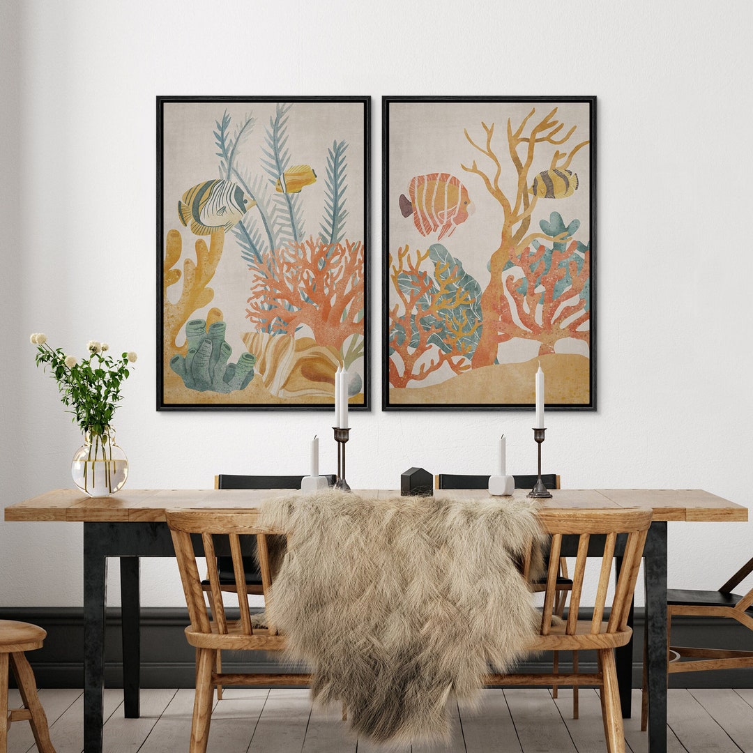 Marine Life｜ropical Fish Prints｜aquatic Decorative Painting｜medieval ...