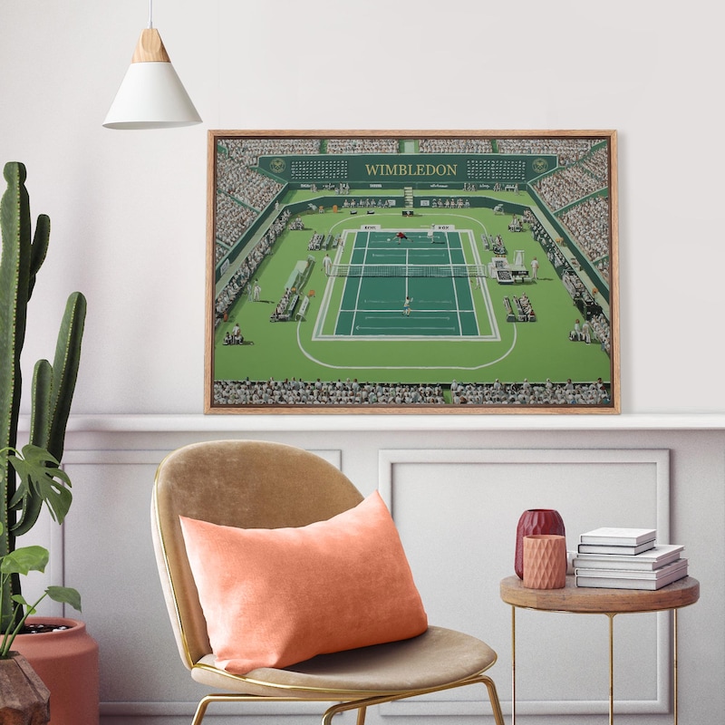 Tennis Wimbledon Wall Art - Etsy