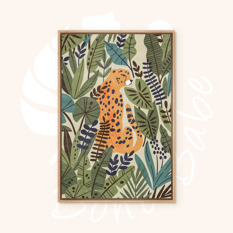 Desert Landscape, Animal Portrait, Cheetah and Rainforest Plants ...