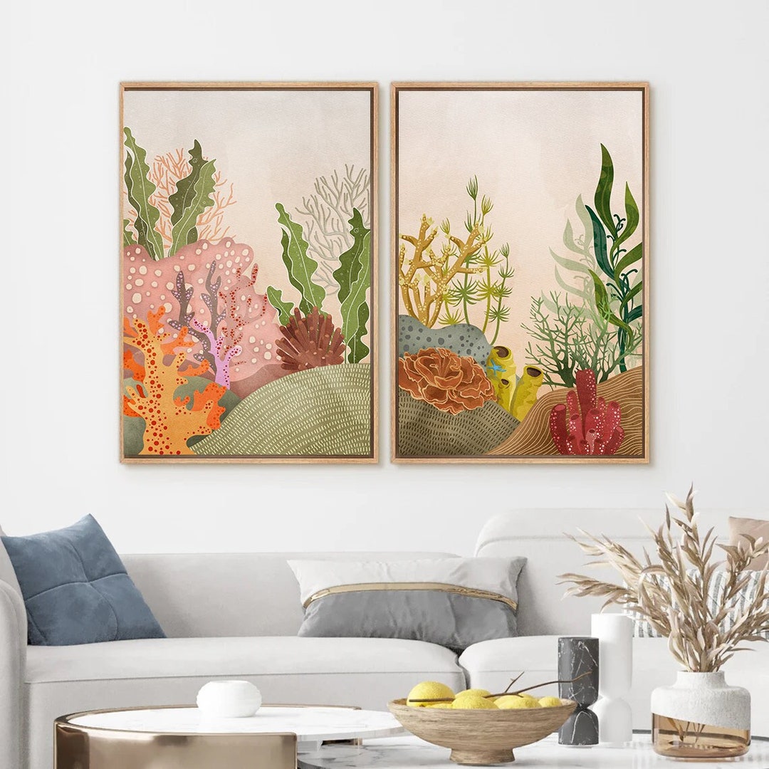 Marine Life｜aquatic Decorative Painting｜medieval Marine Art｜vintage ...