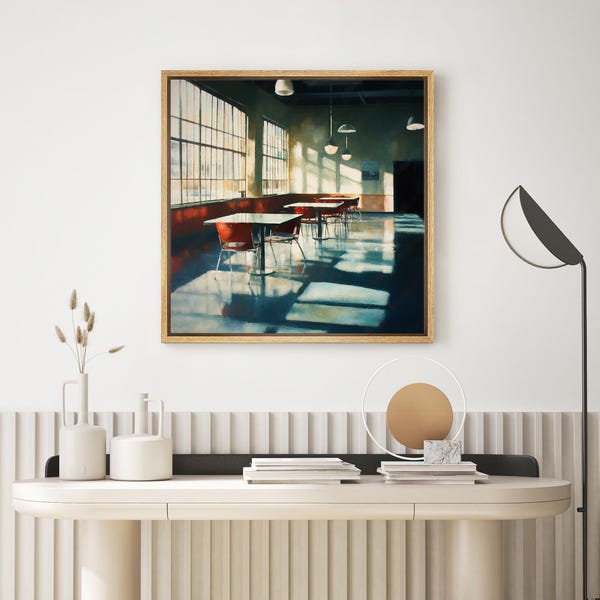 Cafeteria Painting - Etsy