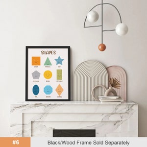 Educational Poster Set, Classroom Decor, Learning Print Homeschool ...