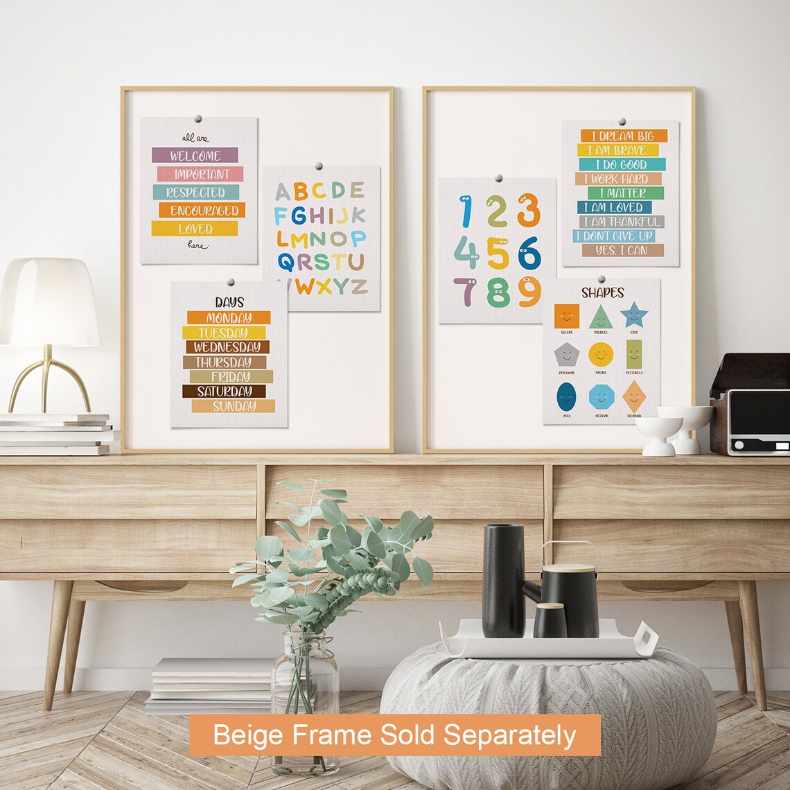 Educational Poster Set Classroom Decor Learning Print - Etsy