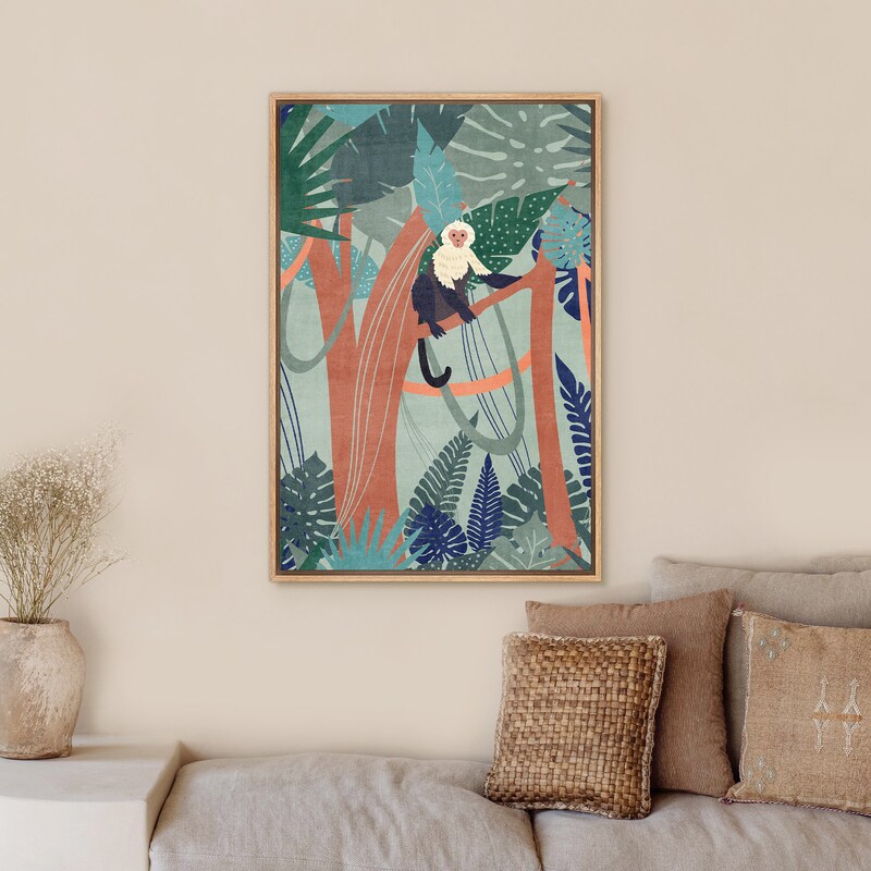 Monkey Wall Art - Etsy