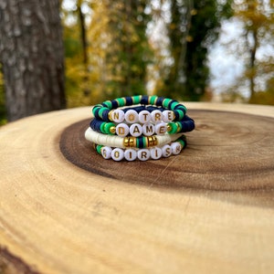 Notre Dame Beaded Bracelet Stack - Etsy