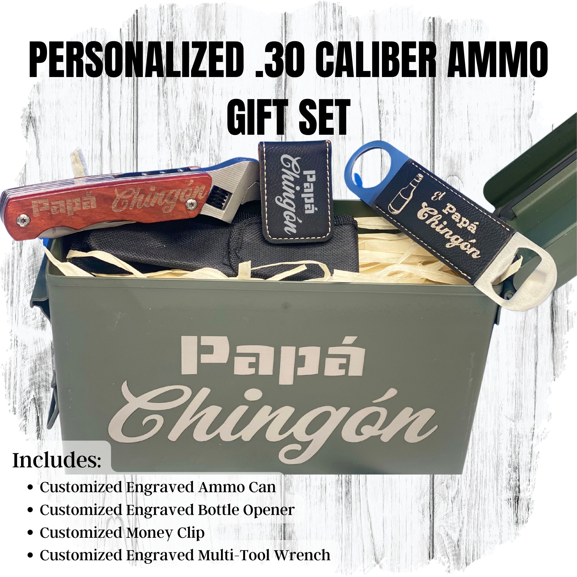Personalize Your Own Engraved Ammo Can Gift Set for Outdoor Enthusiasts ...
