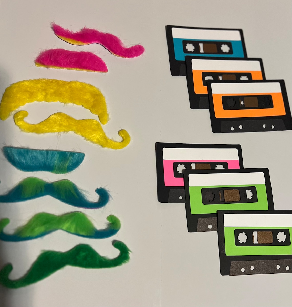 6 DIY Celebration Crackers Kit NEON, Retro, Poppers, Birthday Party ...