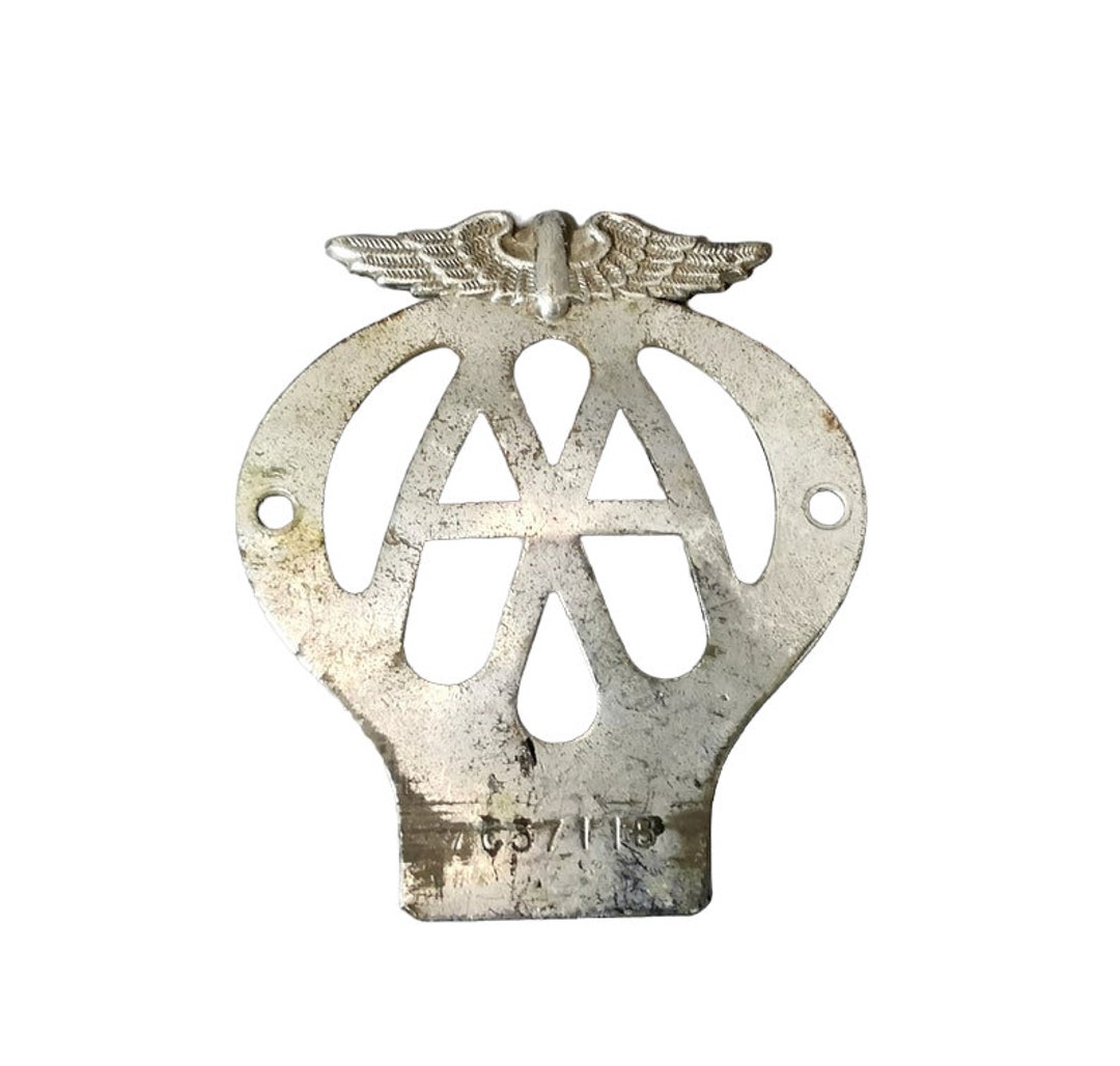 Vintage 1960s AA Car Badge Classic Motoring - Etsy
