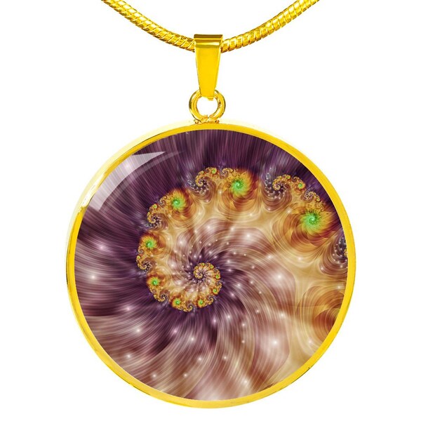 Fractal Pendant - Etsy