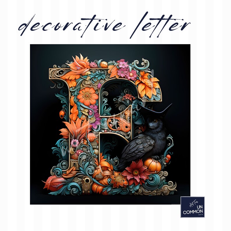 Letter E PNG - Goth Decorative Letters - Digital, Downloadable and ...