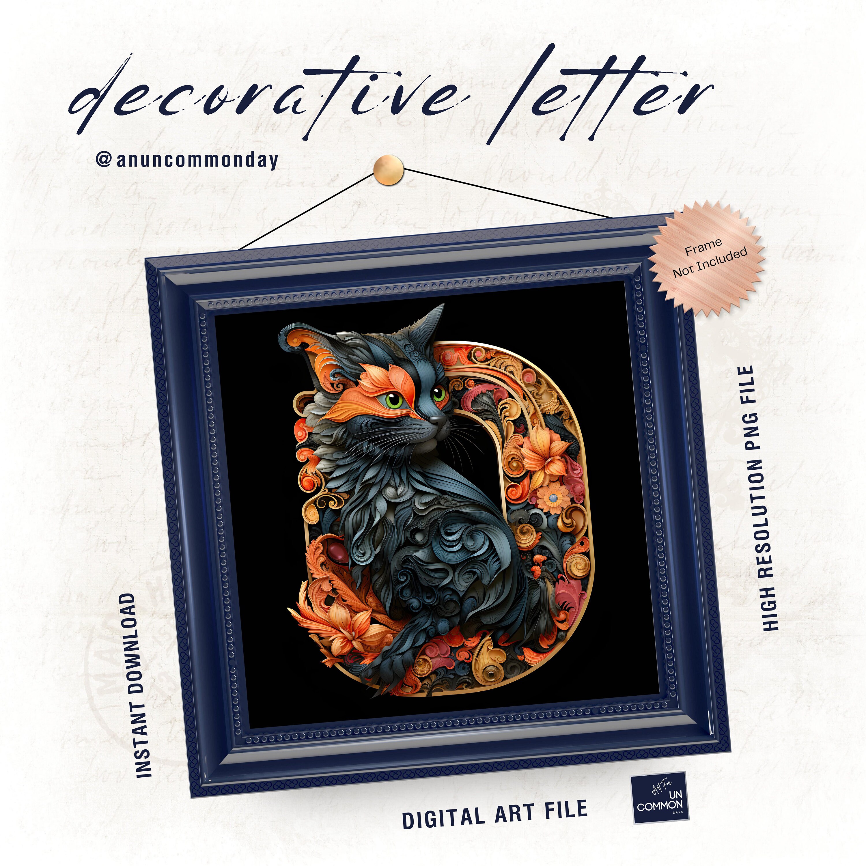 Letter O PNG - Goth Decorative Letters - Digital, Downloadable and ...