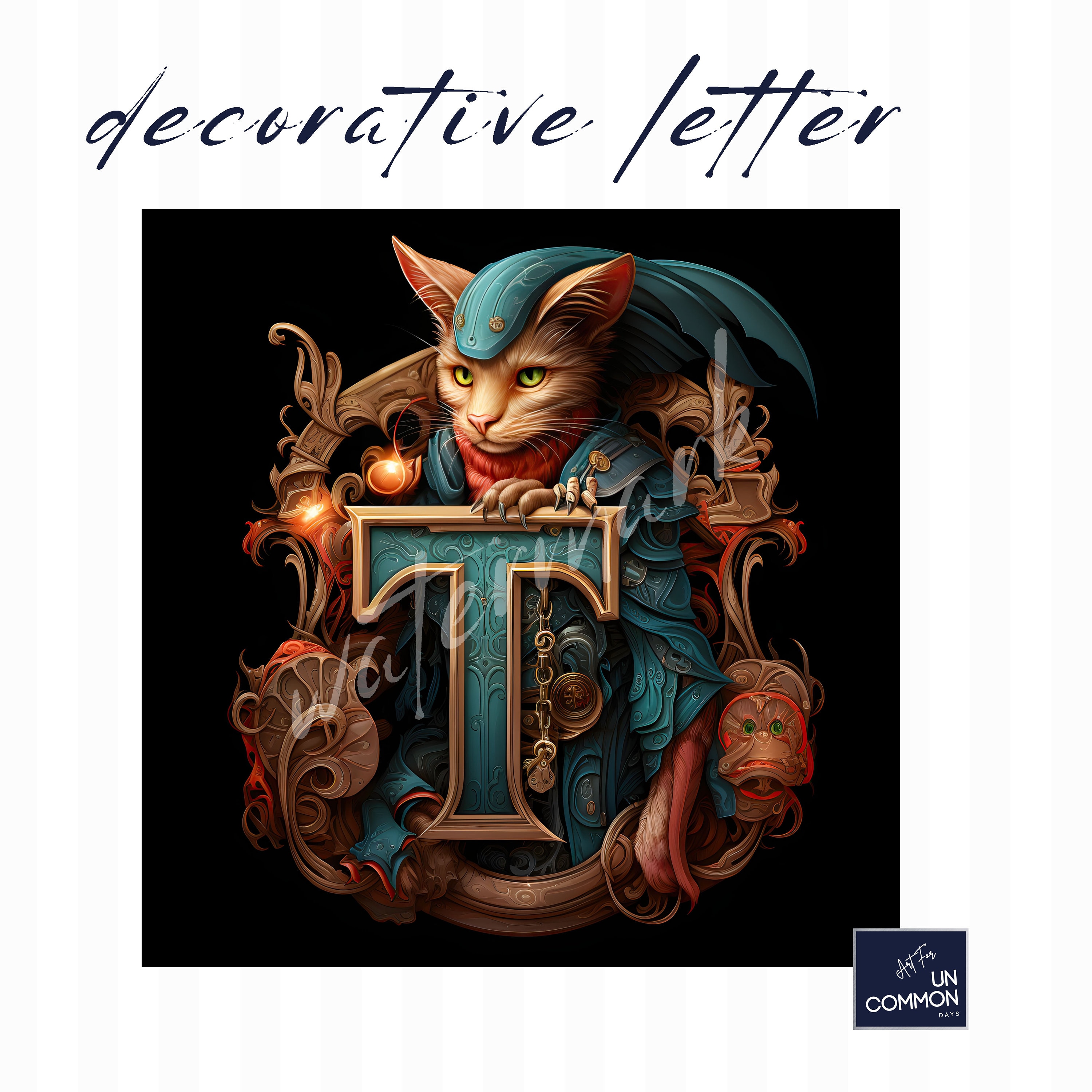 Letter T PNG - Goth Decorative Letters - Digital, Downloadable and ...