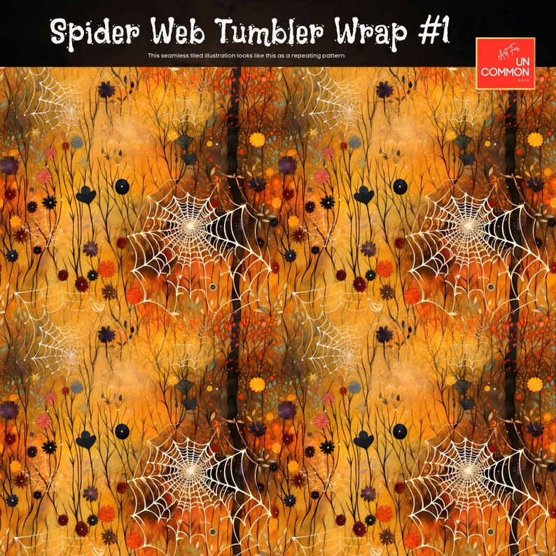 Spider Web Tumbler Wrap Printable PNG Abstract Sublimation - Etsy