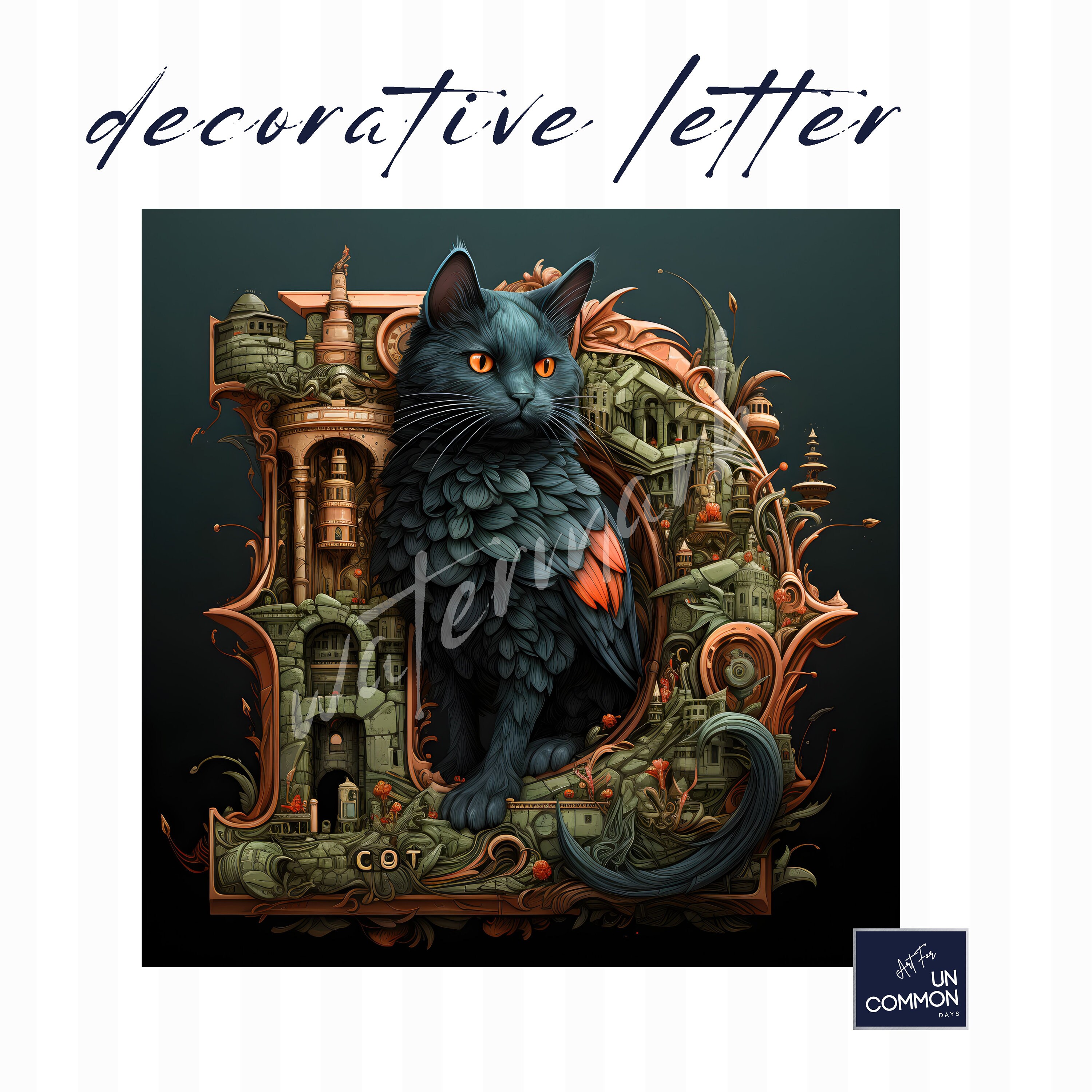 Letter D PNG - Goth Decorative Letters - Digital, Downloadable and ...