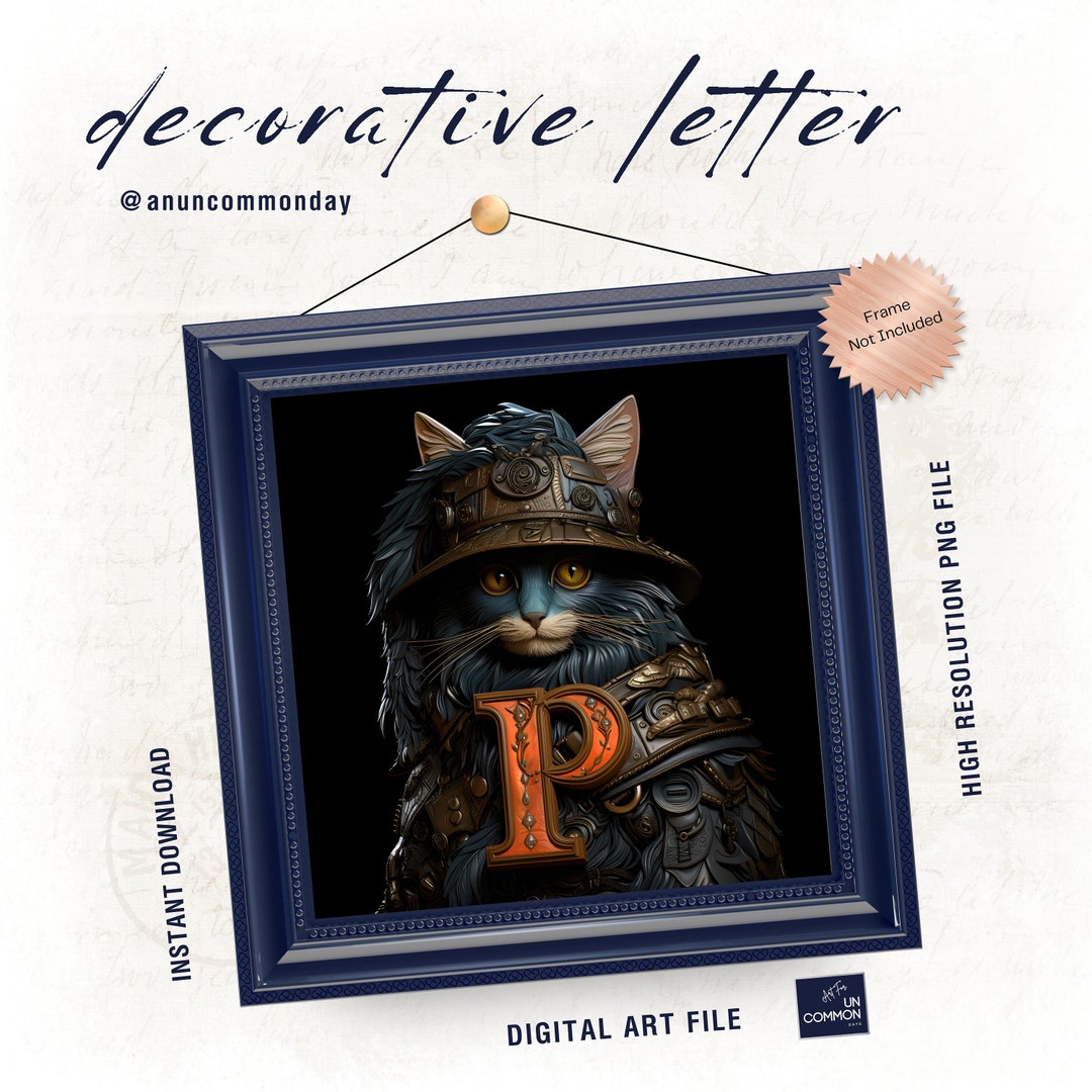 Letter P PNG - Goth Decorative Letters - Digital, Downloadable and ...