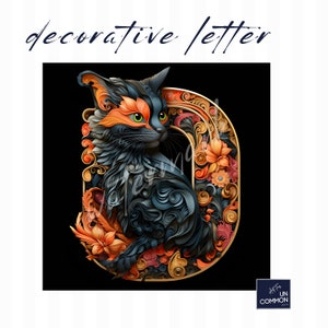 Letter O PNG Goth Decorative Letters Digital Downloadable - Etsy