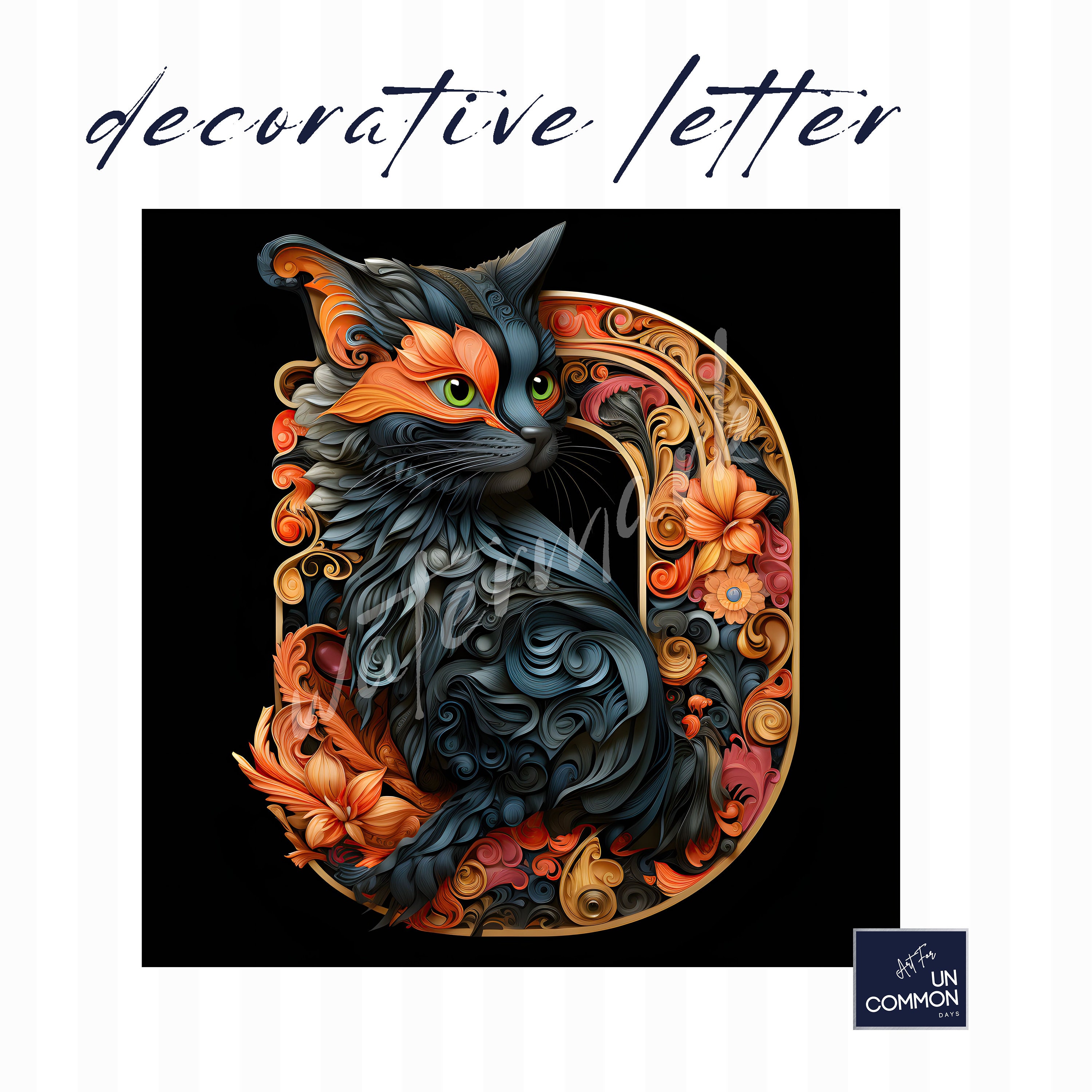 Letter O PNG - Goth Decorative Letters - Digital, Downloadable and ...