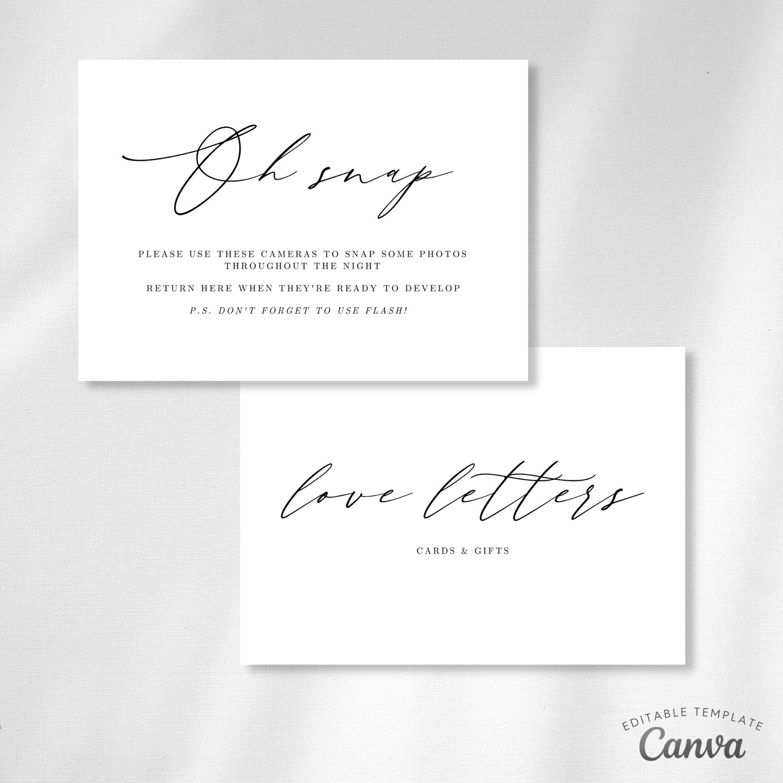 Modern Minimalist Wedding Signage Guest Book Table Sign Petal Bar Sign ...