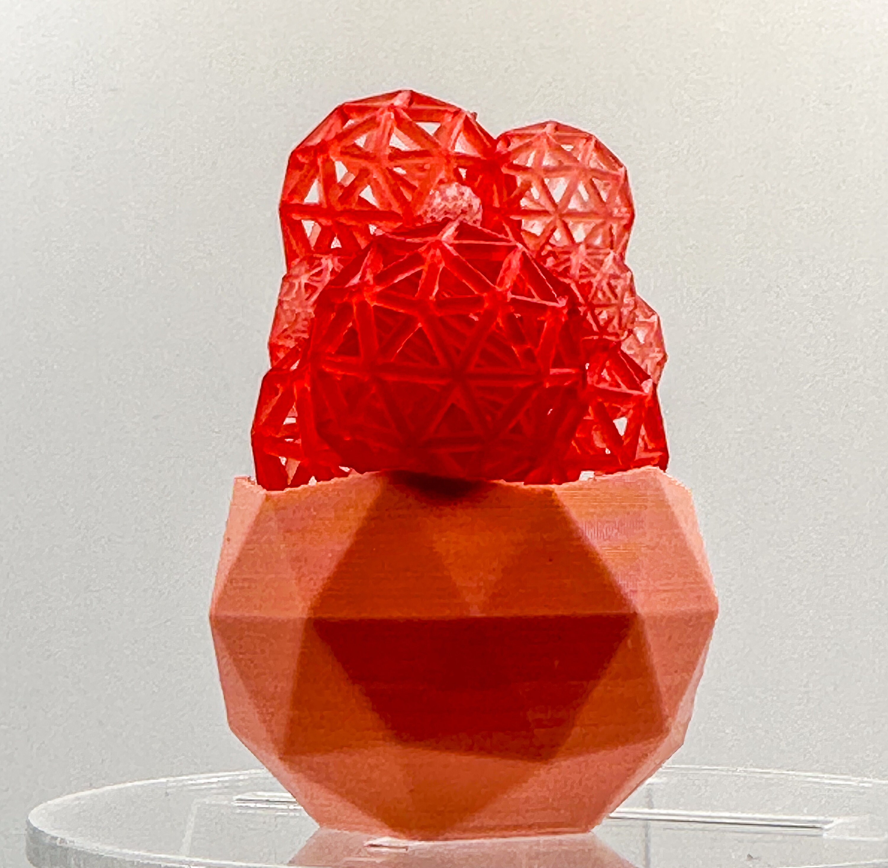 Structured Balls With Holder (3d Printed Microsculpture) - Etsy