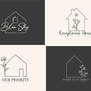 Custom Hand Drawn House Logo |custom Logo Design | Cottage Logo | Farm ...