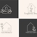 Custom Hand Drawn House Logo custom Logo Design Cottage Logo Farm Logo ...