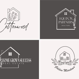 Custom Hand Drawn House Logo |custom Logo Design | Cottage Logo | Farm ...