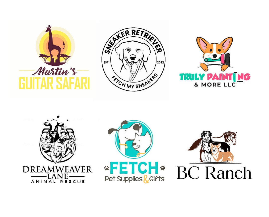 Dog Logo Design, Pet Logo, Professional Logo Design, Pet Salon Logo ...