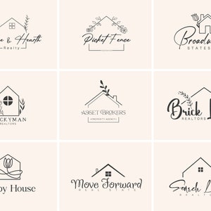 Custom Hand Drawn House Logo |custom Logo Design | Cottage Logo | Farm ...
