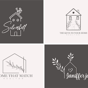 Custom Hand Drawn House Logo |custom Logo Design | Cottage Logo | Farm ...