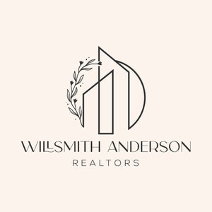 Custom Hand Drawn House Logo custom Logo Design Cottage - Etsy